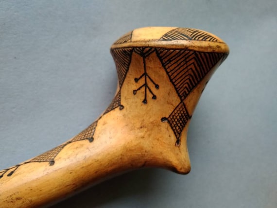 Long Ceramic Smoking Pipe. Black Clay Pipe for Smoking. | Etsy