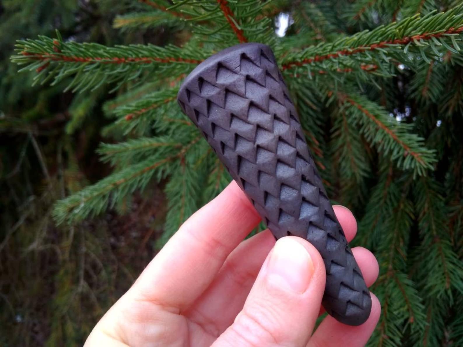 Ceramic Chillum. Handmade Clay Smoking Device. - Etsy