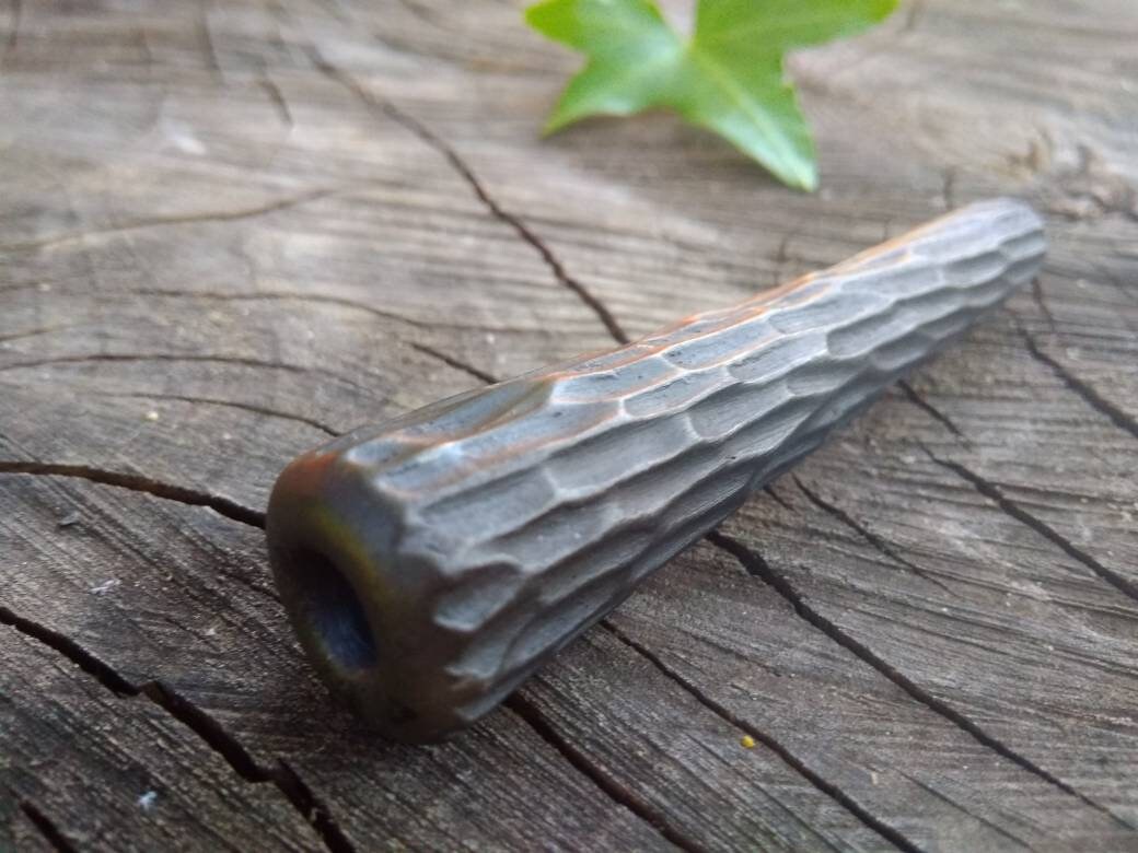 One-hitter pipe. Ceramic mini chillum. Tiny ceramic pocket | Etsy