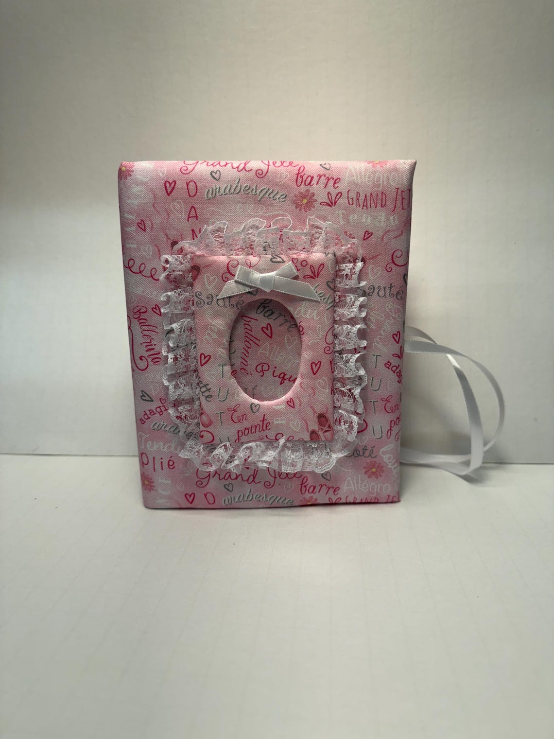Pink and Gray Dance Ballet Custom Photo Album for Baby Girl - Ballet ...