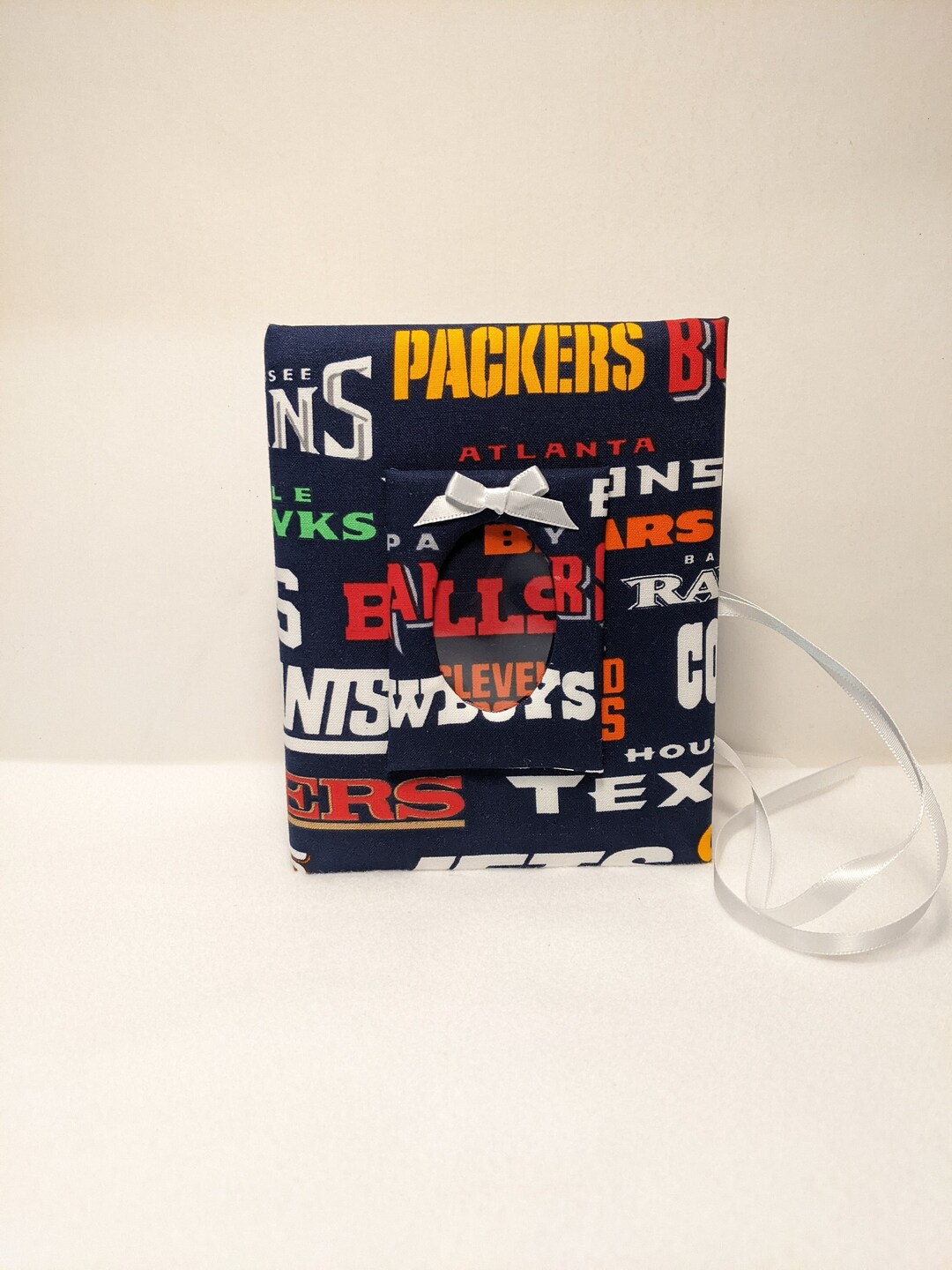 NFL Football Fabric Photo Album - Holds 100 4x6 Photos - for the ...
