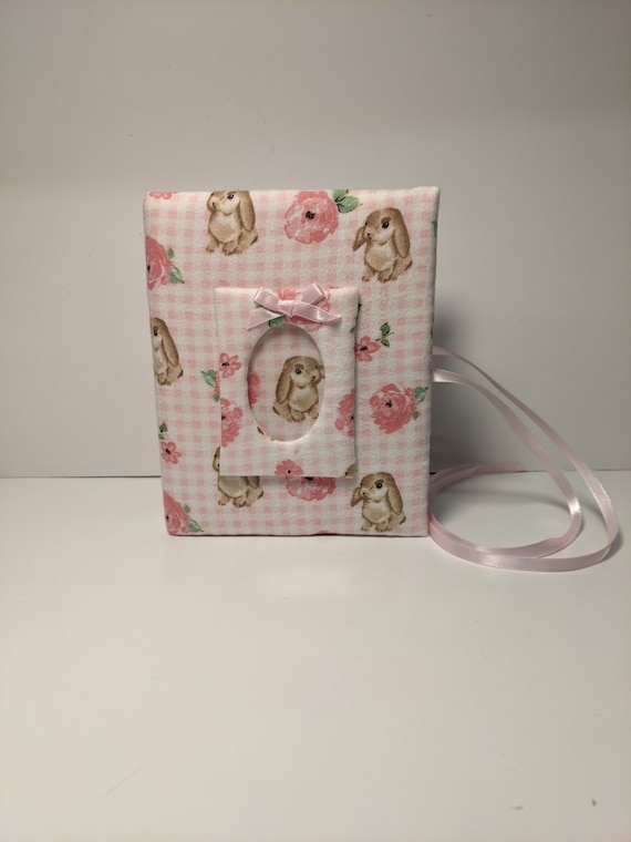 Personalized Pink Bunny Photo Album for Easter Holds 100 4 - Etsy