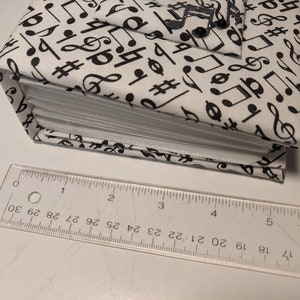 Musical Notes Photo Album - Music, Chorus, Songs - Holds 100 4x6 Photos ...