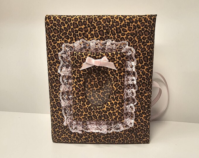Cheetah Photo Album, Custom Photo Album - Holds 100 4x6 Photos ...