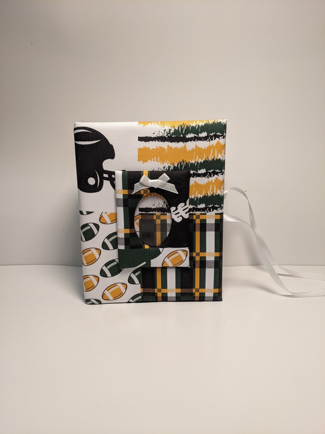 New Item!!! Custom Photo Album Football Holds 100 4x6 Photos - Handmade ...