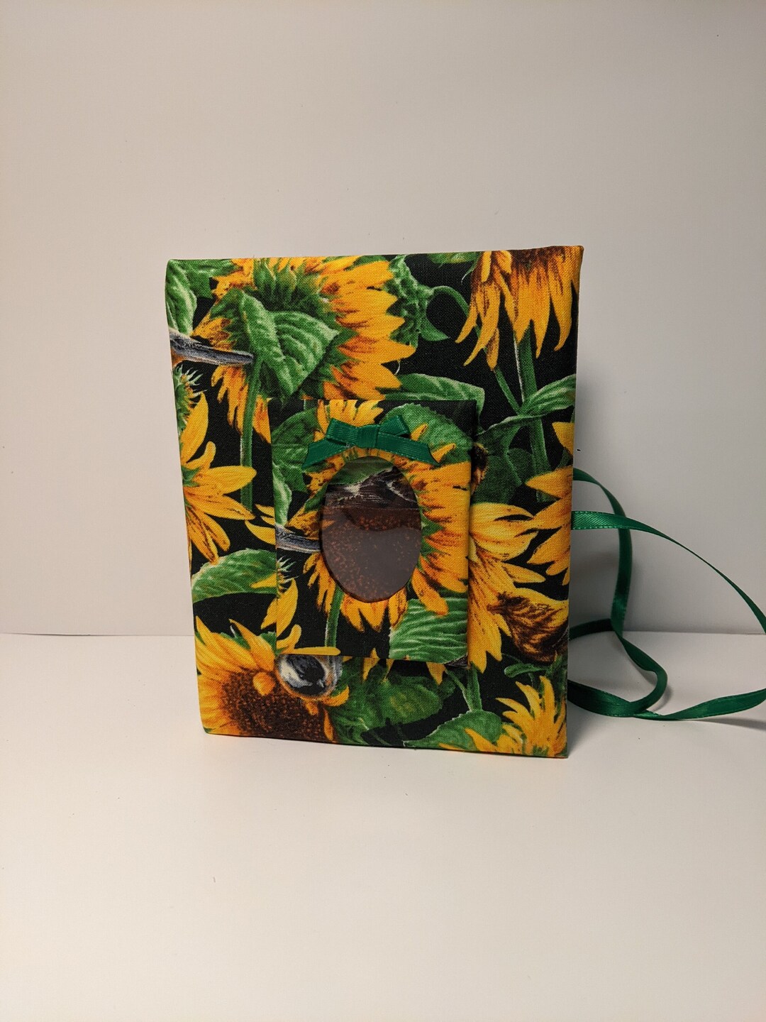 Custom Photo Album, Flower Bird Photo Album, Sunflower and Finch Photo ...