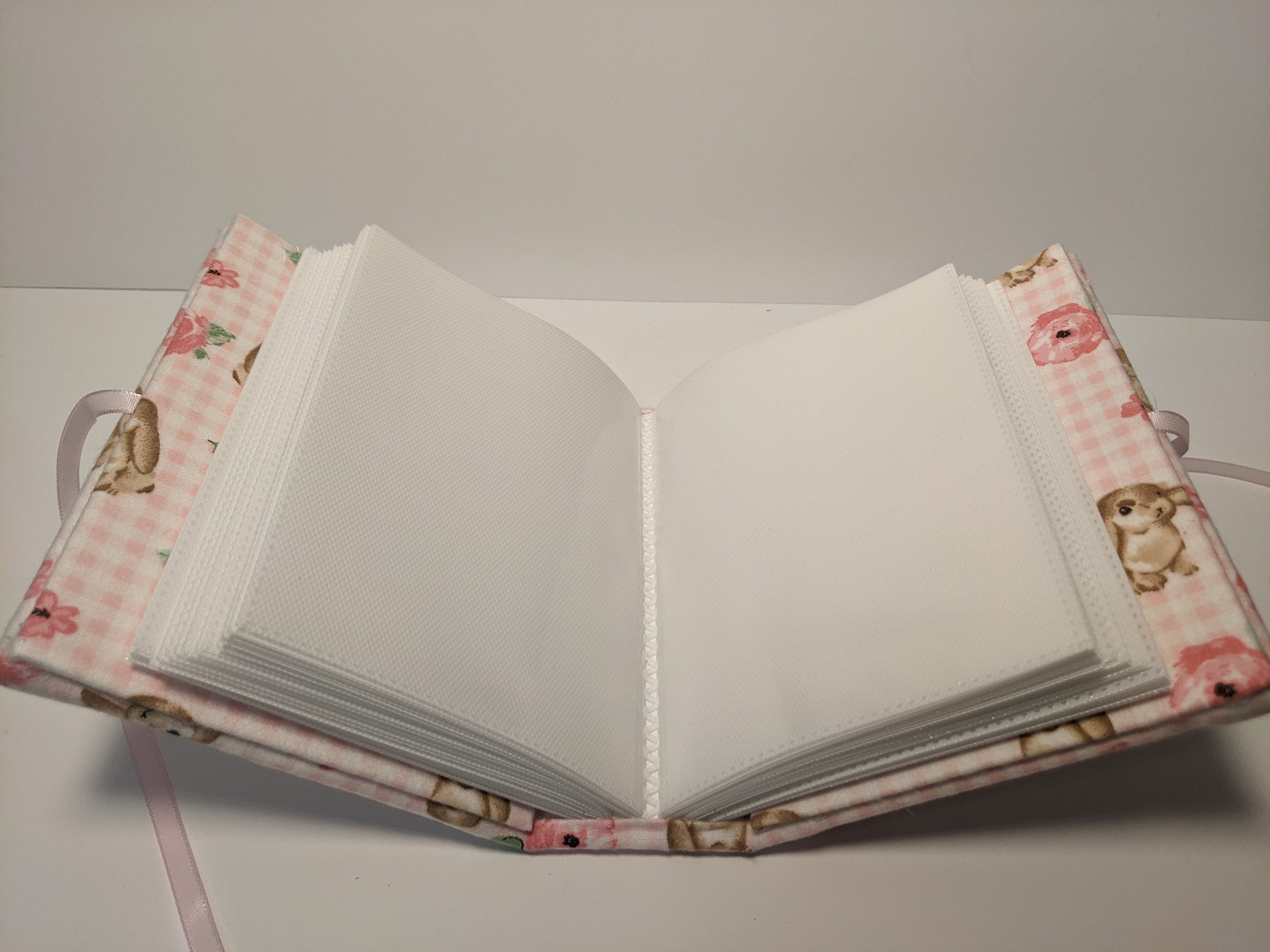 Personalized Pink Bunny Photo Album for Easter - Holds 100 4 X6 ...