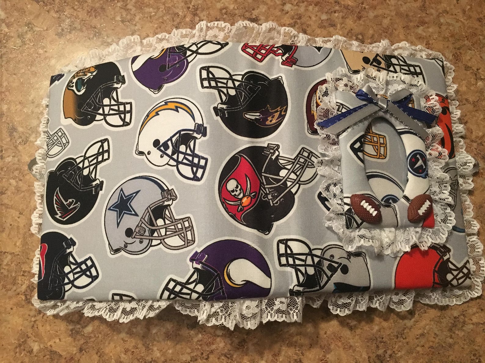 NFL Football Fabric Photo Album Holds 100 4x6 Photos for | Etsy