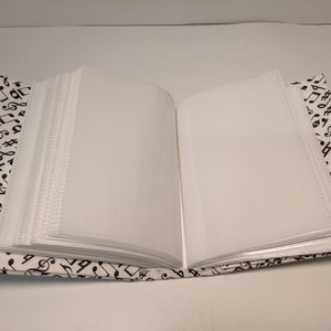 Musical Notes Photo Album - Music, Chorus, Songs - Holds 100 4x6 Photos ...