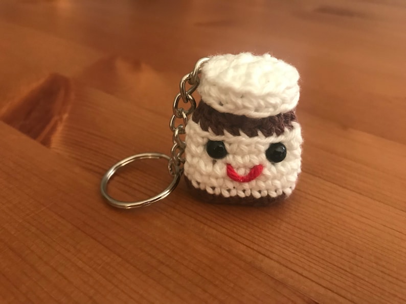 Amigurumi Mini Nutella keychain Tutorial PDF File | Etsy
