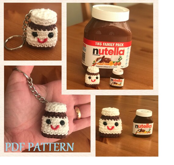 Amigurumi Mini Nutella keychain Tutorial PDF File | Etsy