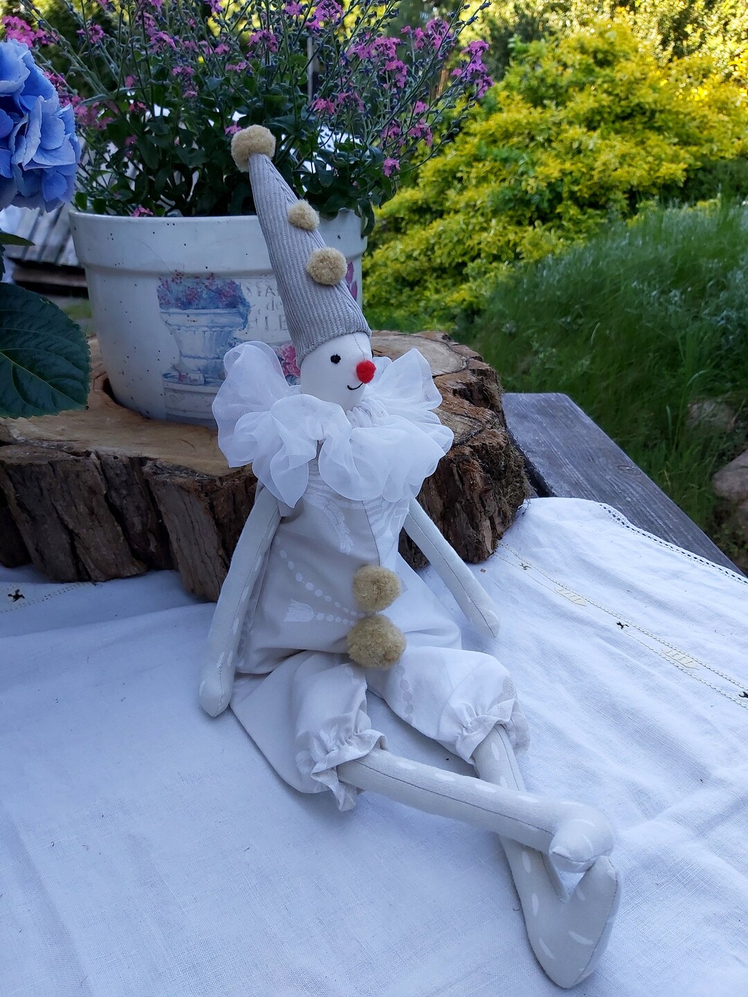 Clown, Circus Doll, Handmade Doll, Vintage Circus, Home Decoration ...