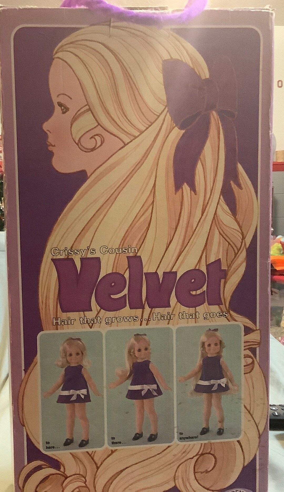 Vintage Velvet Chrissys Cousin, With Hair That Grows and Grows. 1970 - Etsy