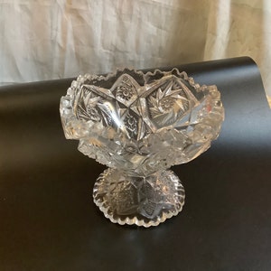 Imperial 555 Whirling Star Jelly Compote. Stands 4” Tall and 4.5 ...