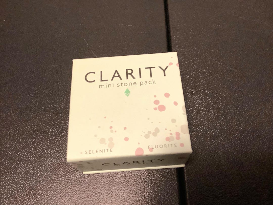 Clarity, Mini Stone Pack. Selenite, and Fluorite Genuine Stones to Help ...