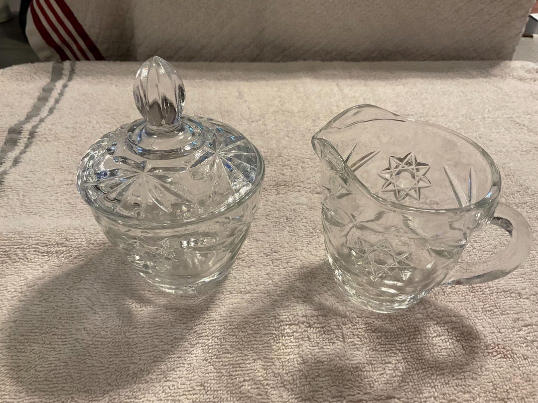 Cream and Sugar Set Star of David Pattern. Measures 5.5” Tall - Etsy