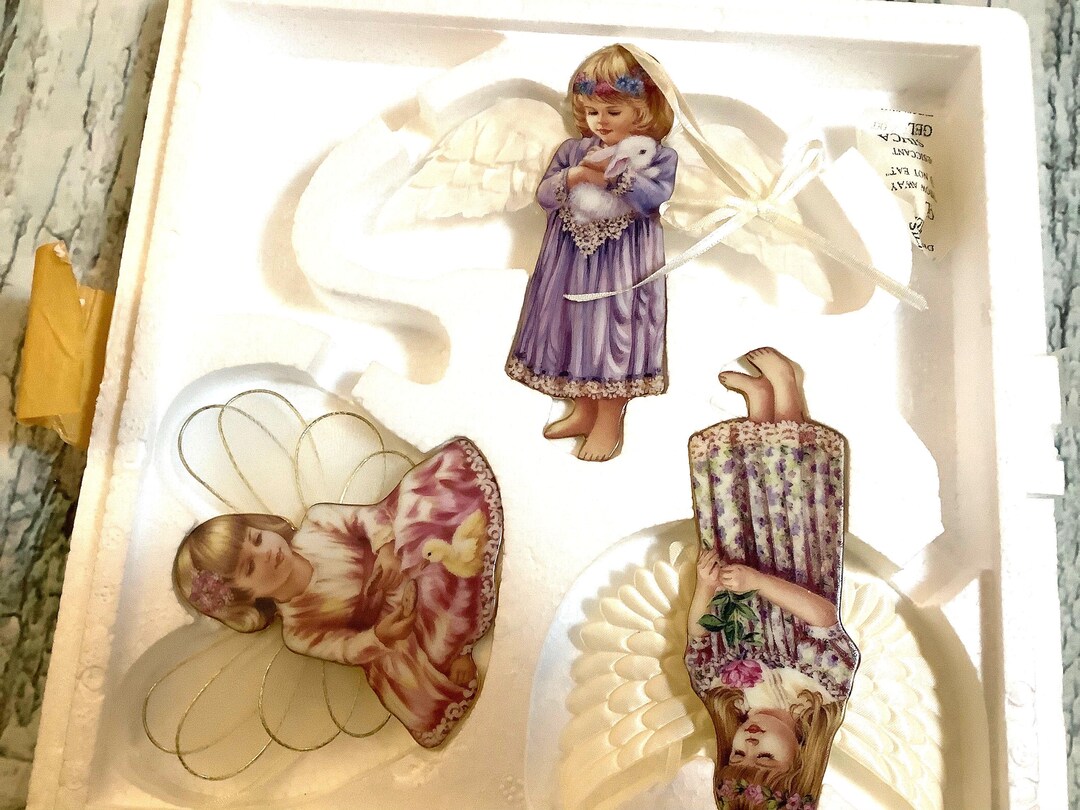 4th Set of Heavens Little Angels Collection by Bradford Exchange. With ...