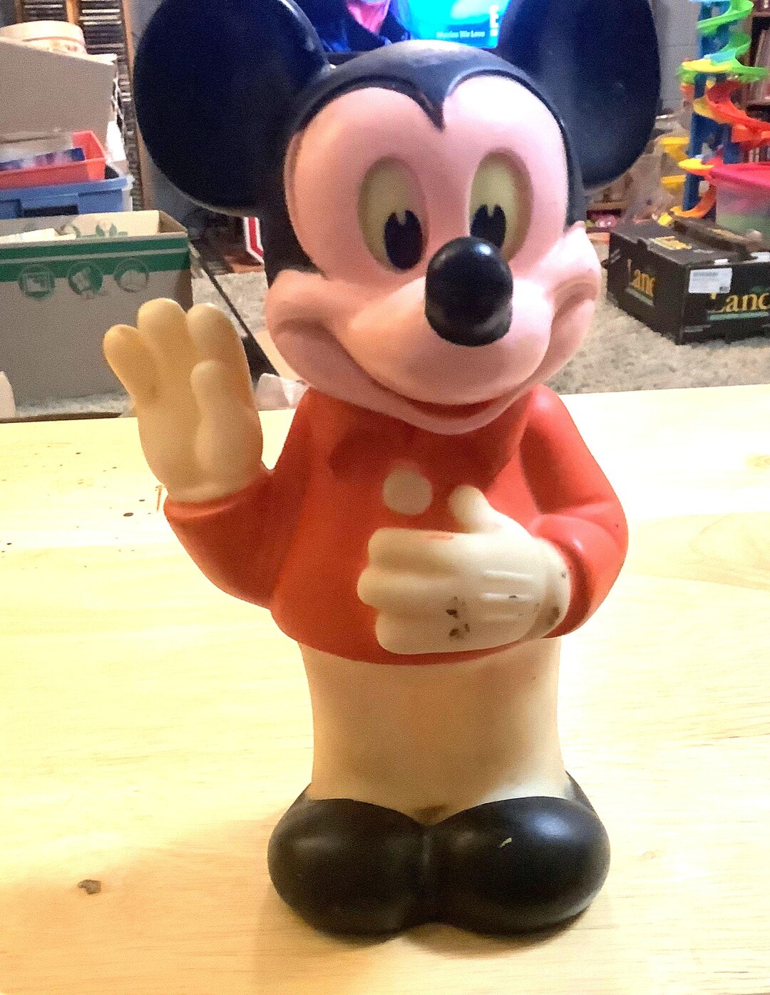 Vintage Rubber Mickey Mouse - Etsy