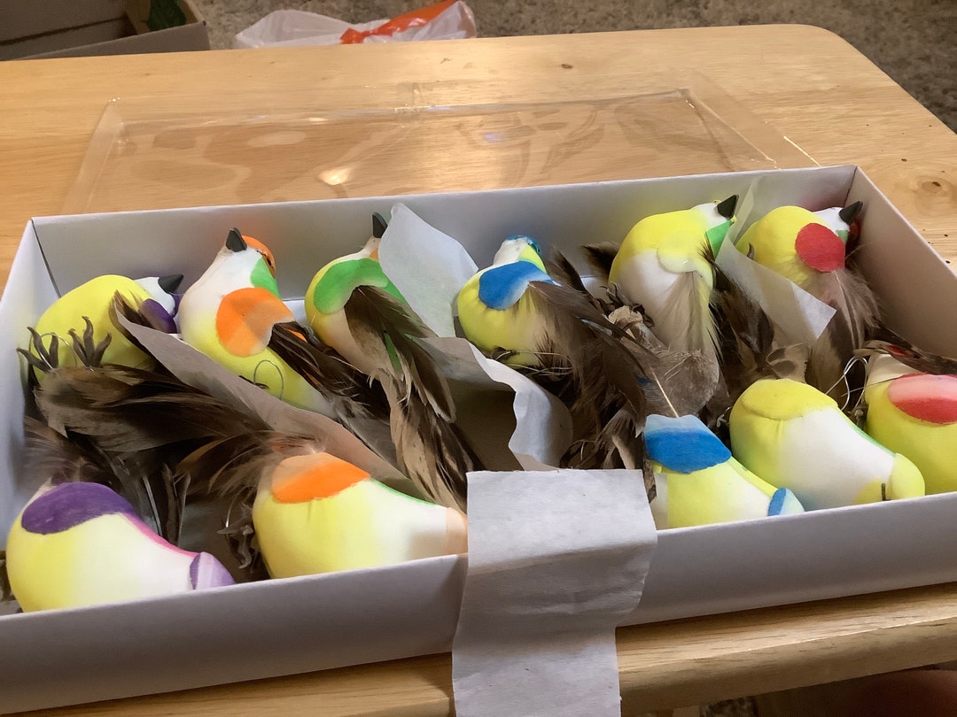 Realistic Looking Birds. Real Feathers. - Etsy