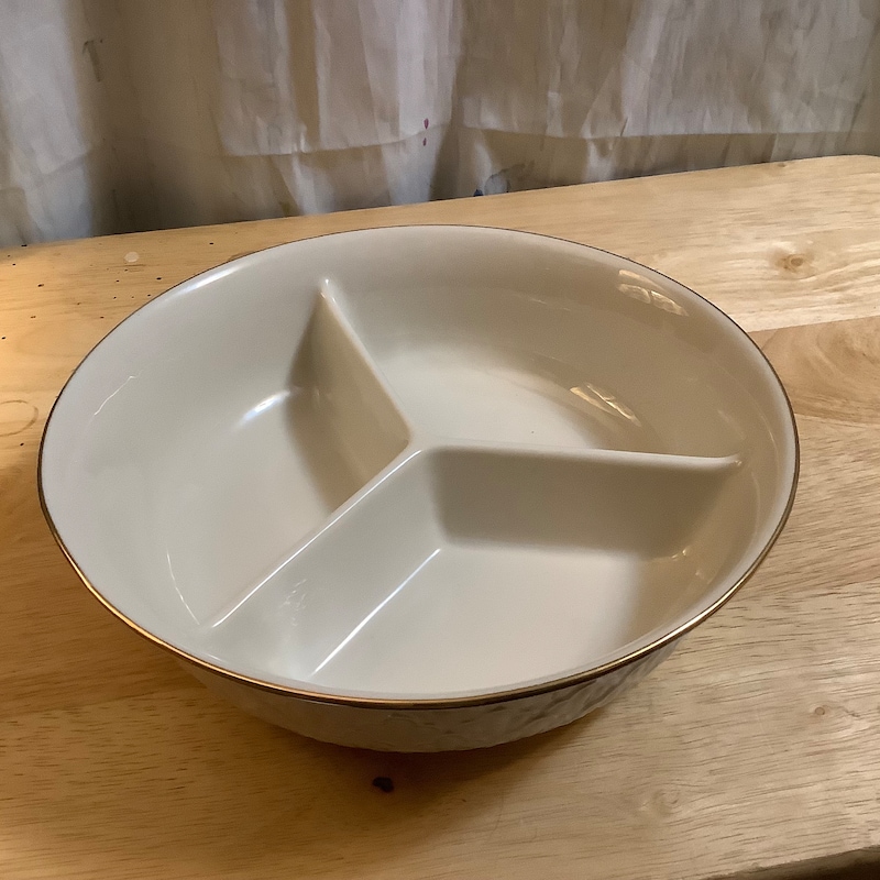 Divided Serving Bowl - Etsy