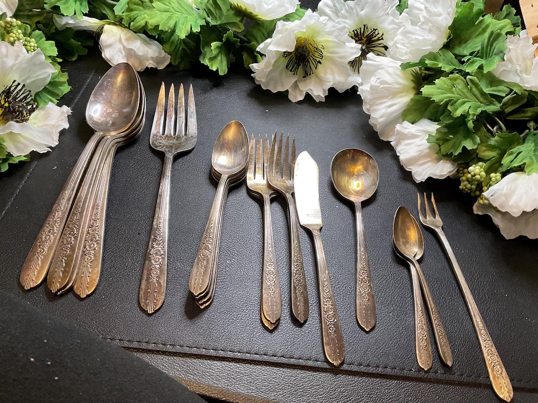 Nobility Plate Silverware Set: Vintage 17-piece Flatware - Etsy