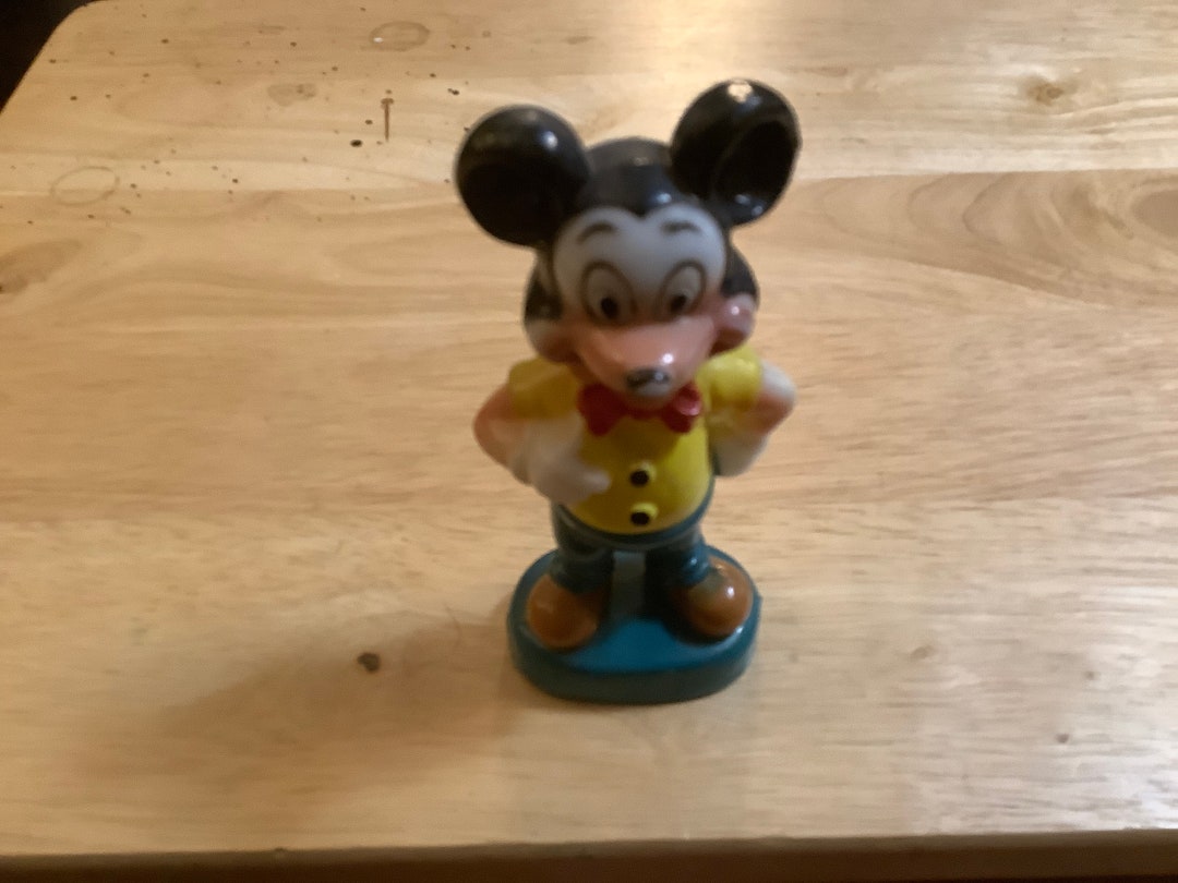 Vintage Plastic Mickey Mouse Collectable - Etsy