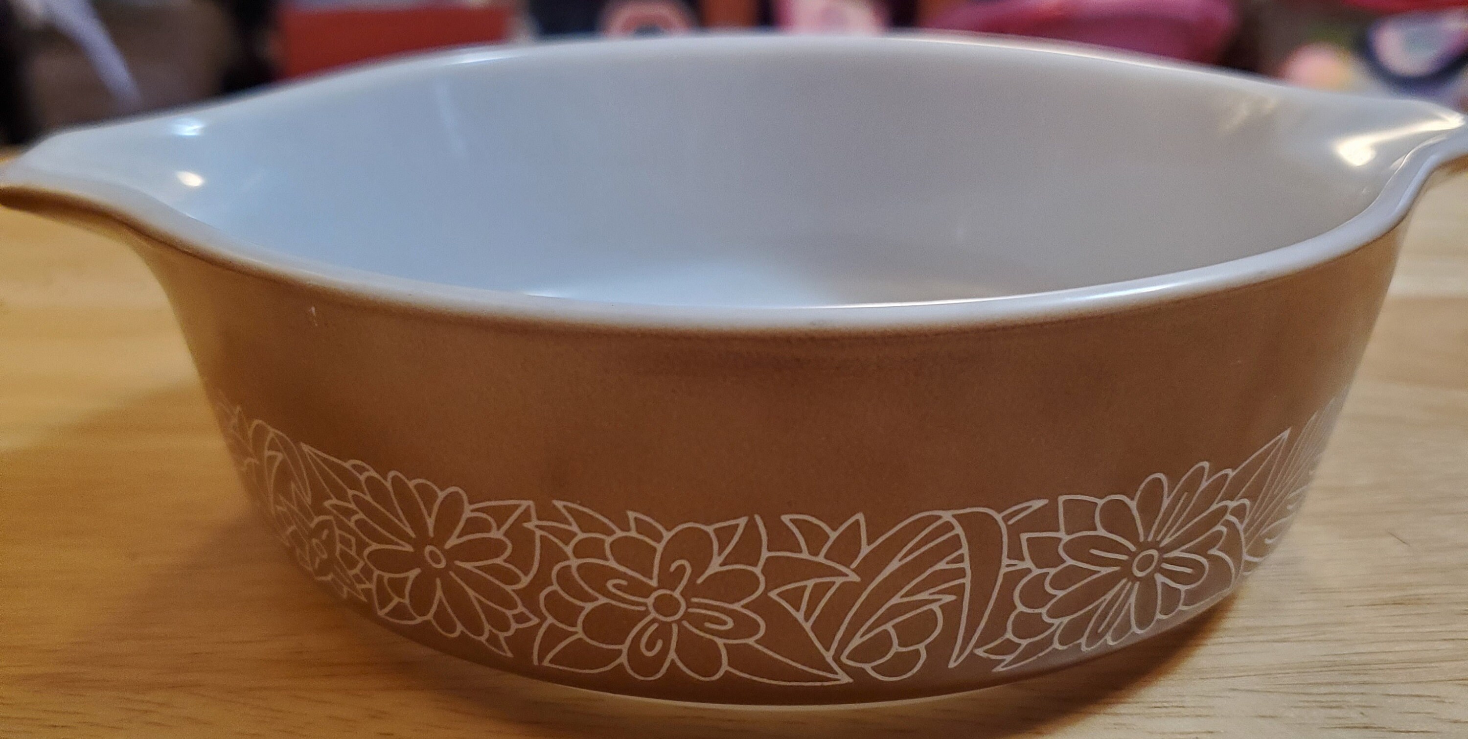 Pyrex 471-B Woodland Brown Casserole Dish - Etsy