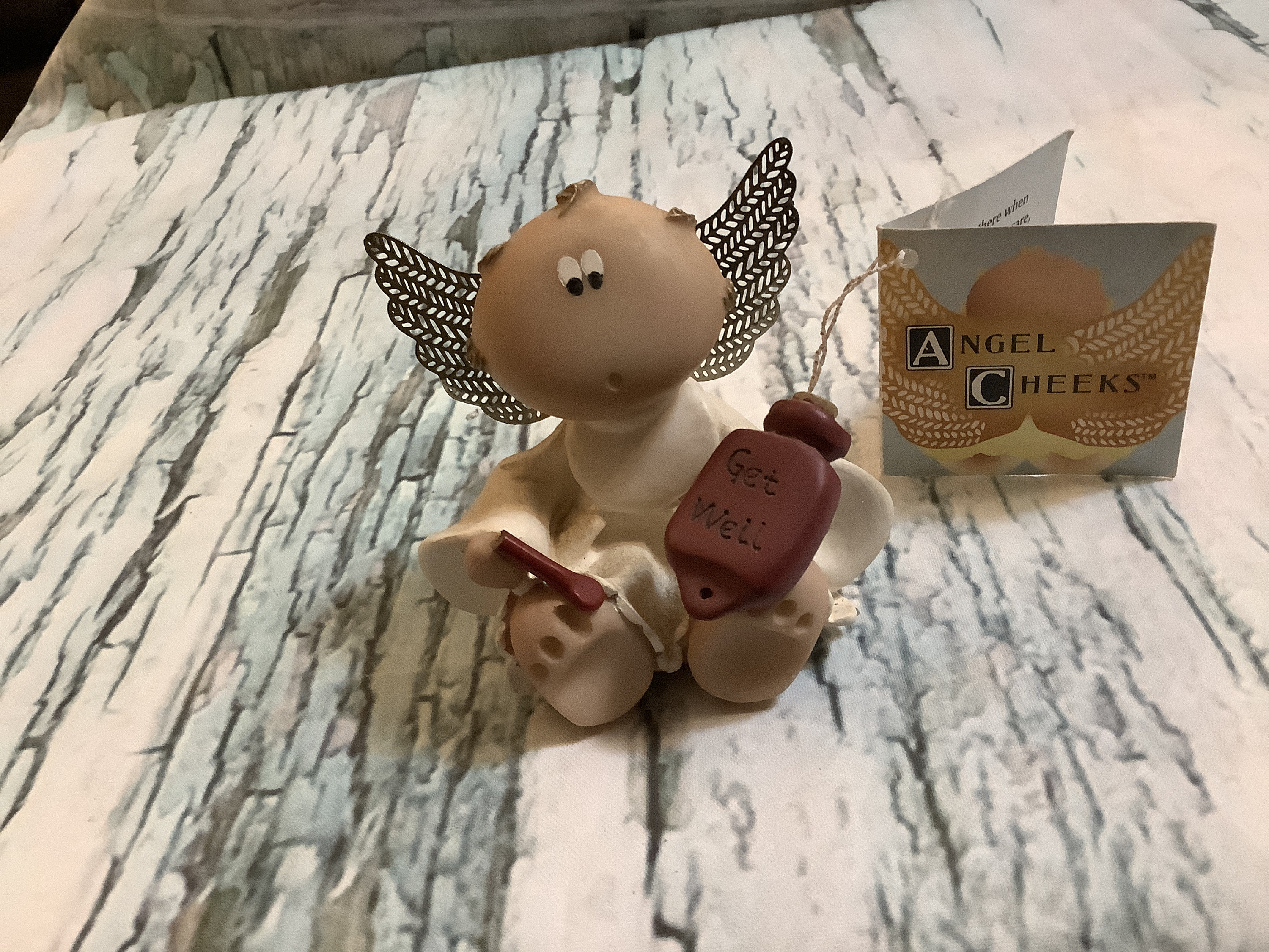 2 Angel Cheeks Guardian Angel Get Well Soon. - Etsy