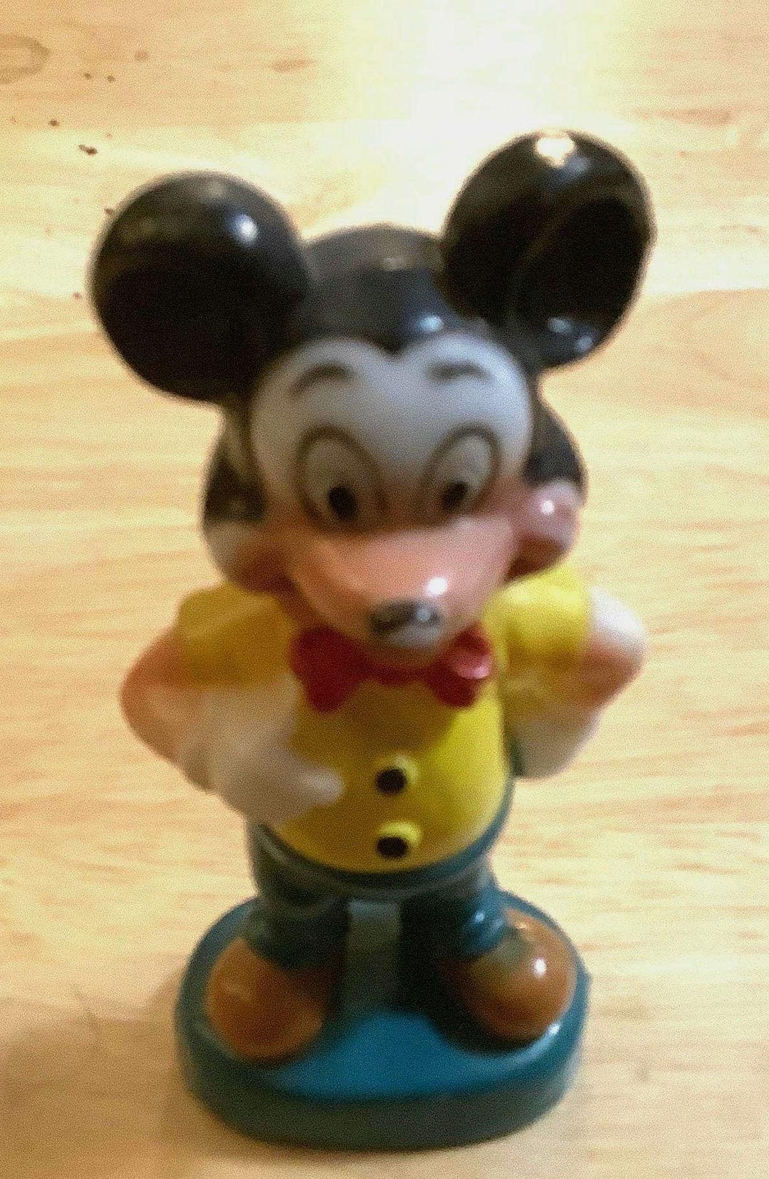 Vintage Plastic Mickey Mouse Collectable - Etsy