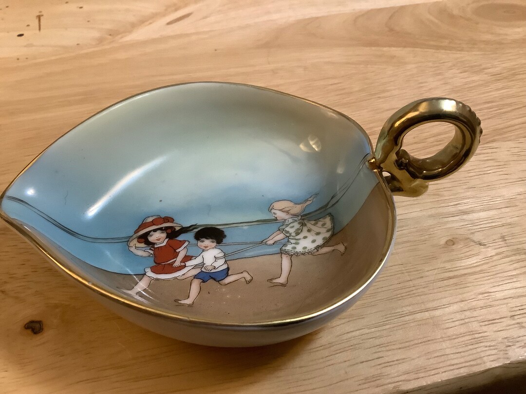 Vintage Royal Bayreuth Beach Sand Babies Trinket Dish. Rare Find. - Etsy