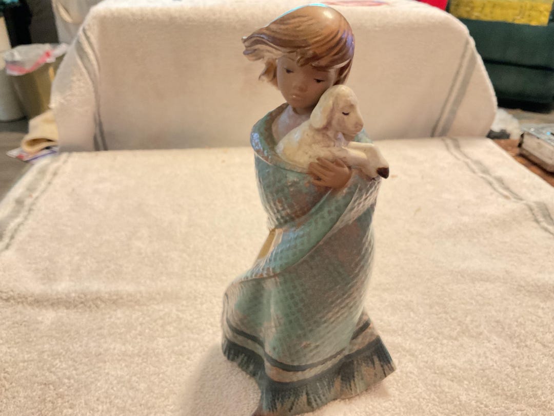 My Lost Lamb Lladro Porcelain Figurine Measures 9 Tall - Etsy