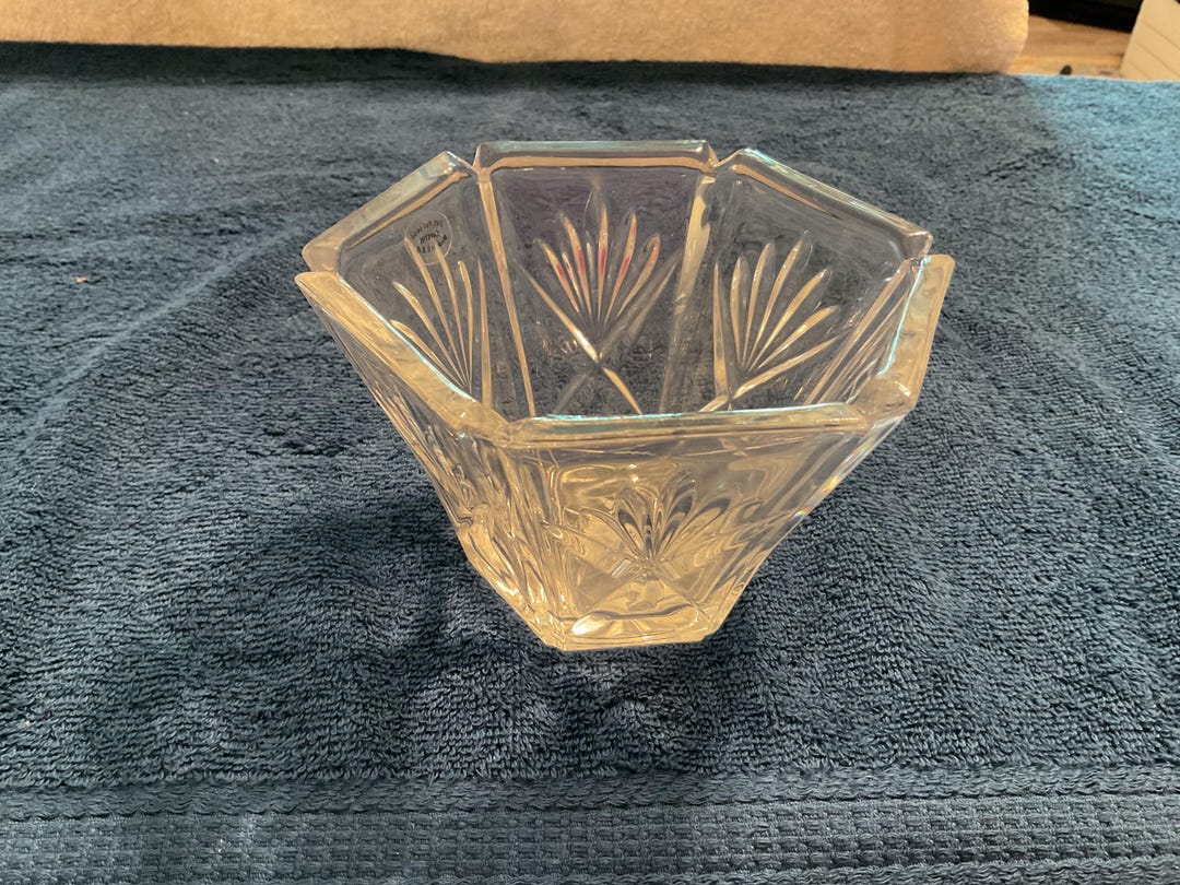 Lead Crystal Bowl by Gorham. 24% Lead Crystal..measures 3.75 - Etsy