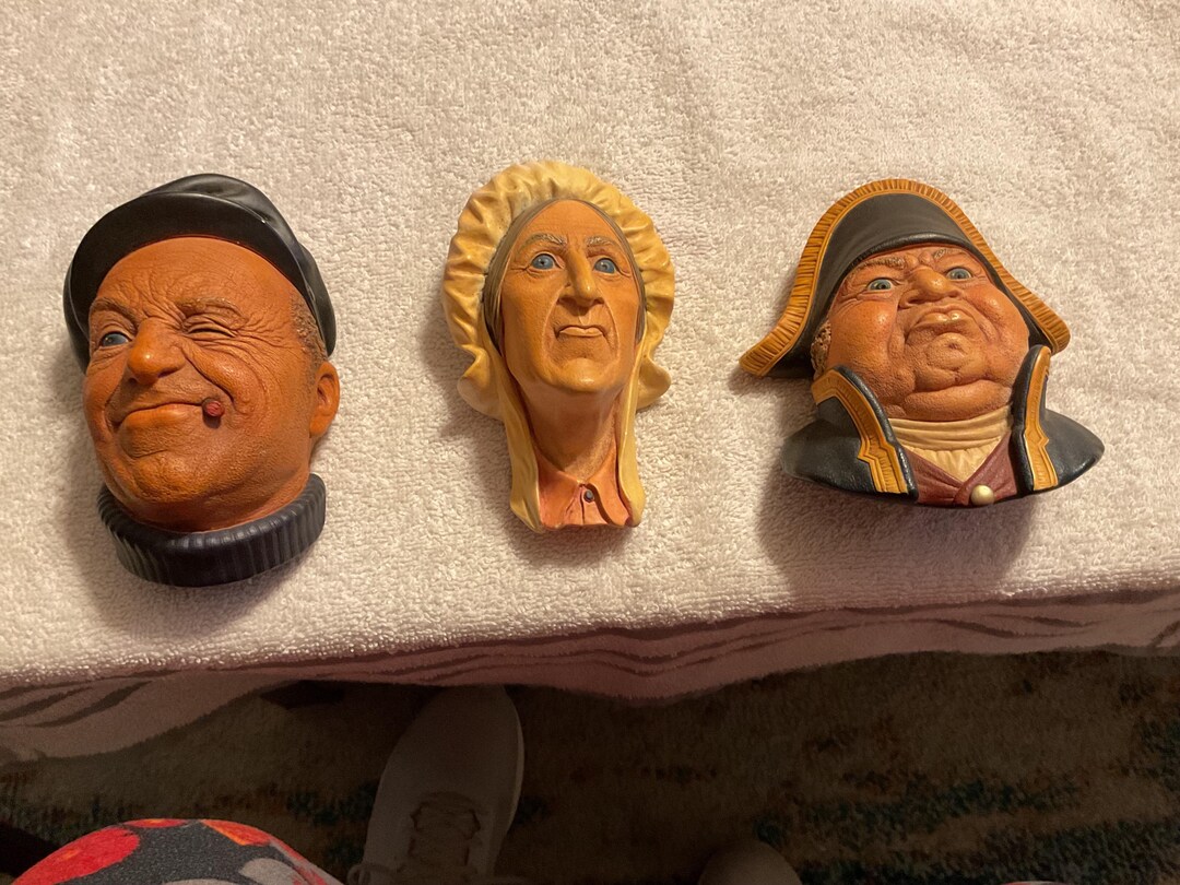 Bossons Famous Chalkware Made in England. Boatman, Betsy Trotwood,mr ...