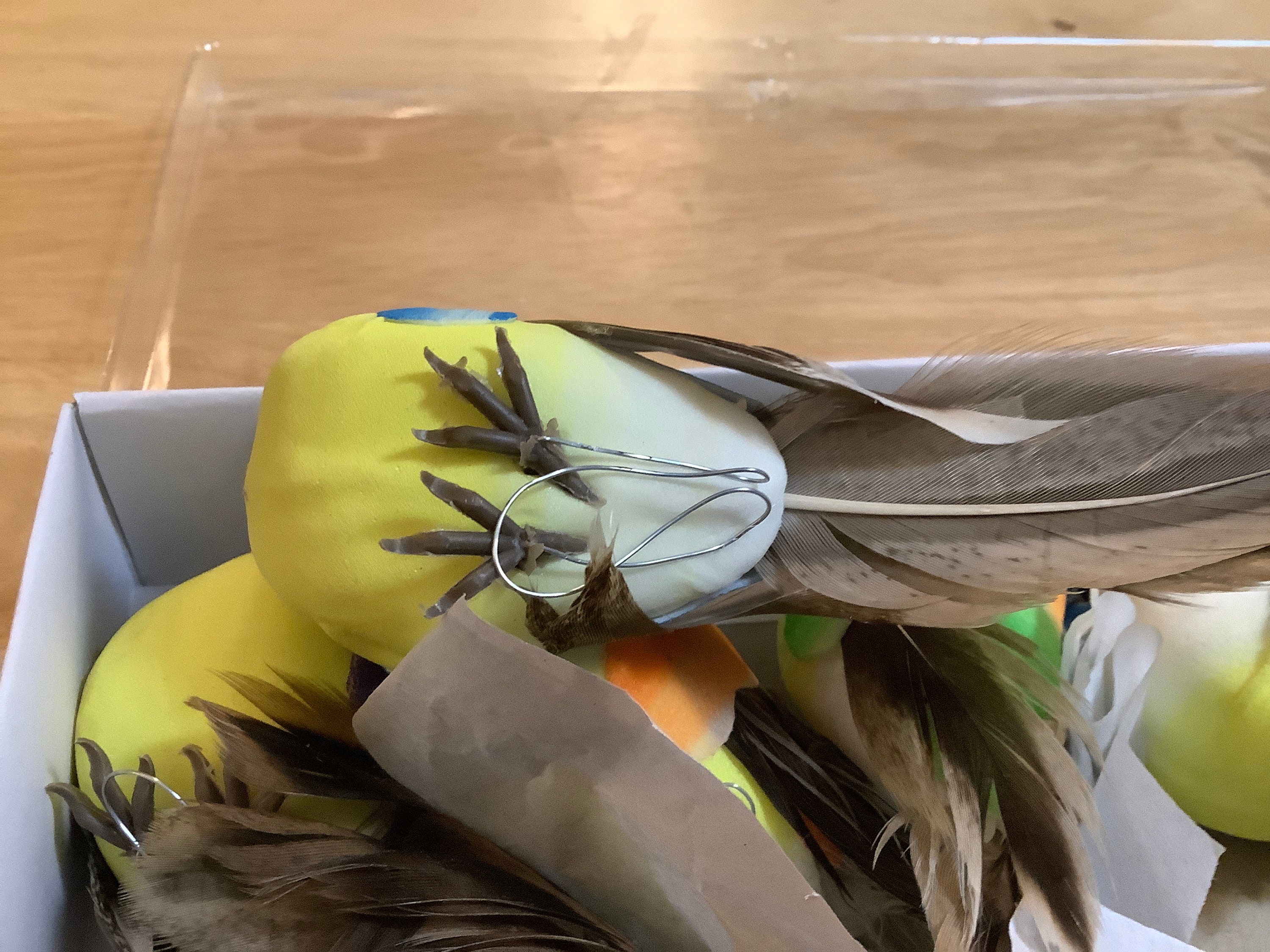 Realistic Looking Birds. Real Feathers. - Etsy