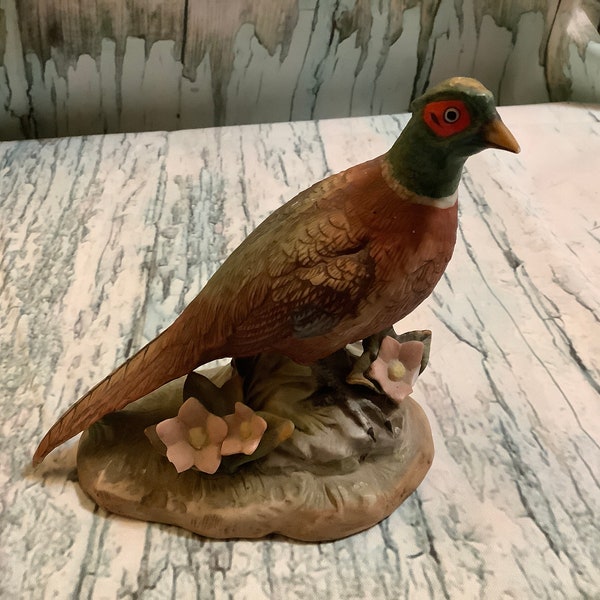 Ceramic Pheasant Figurine - Etsy