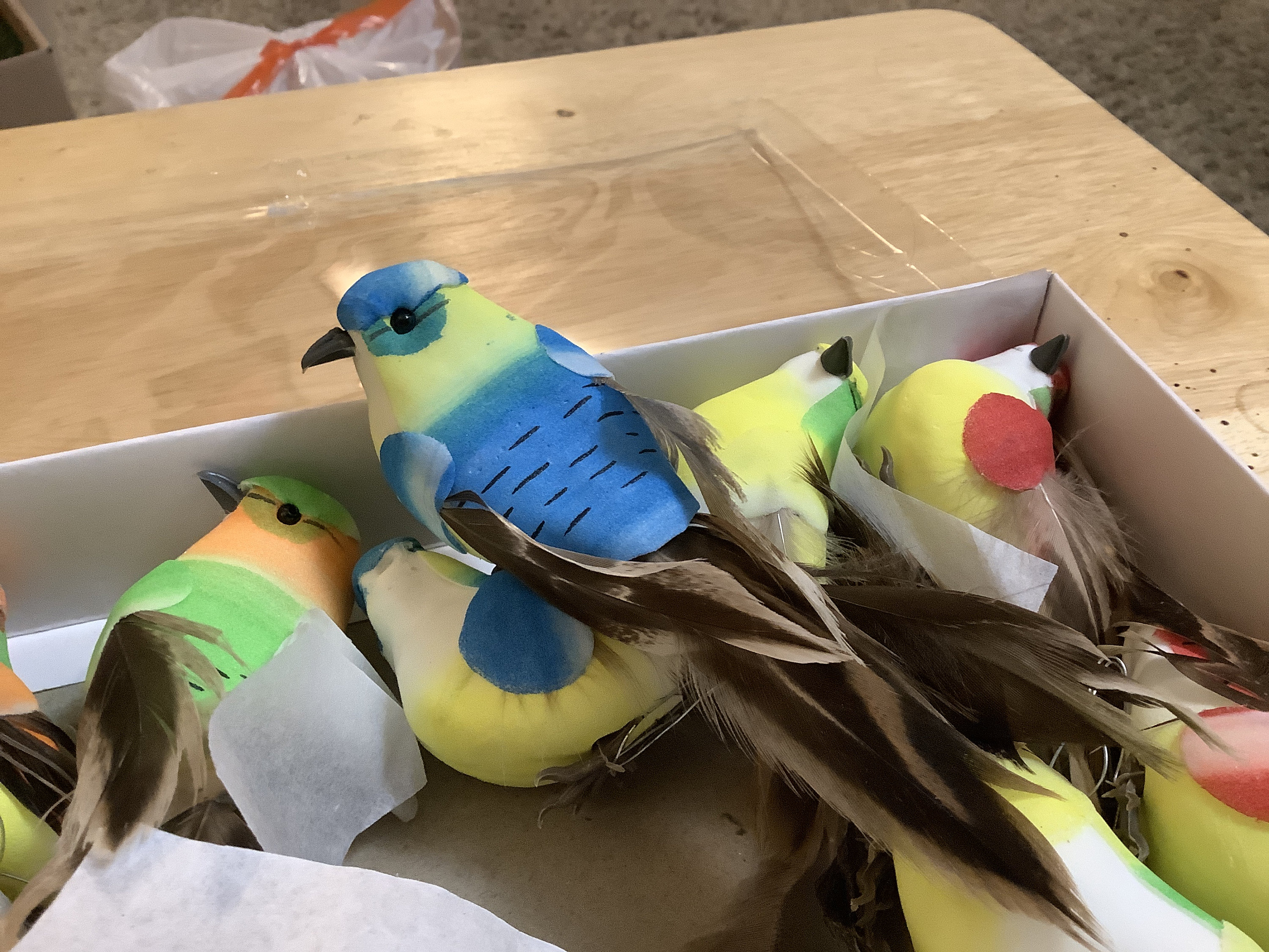 Realistic Looking Birds. Real Feathers. - Etsy