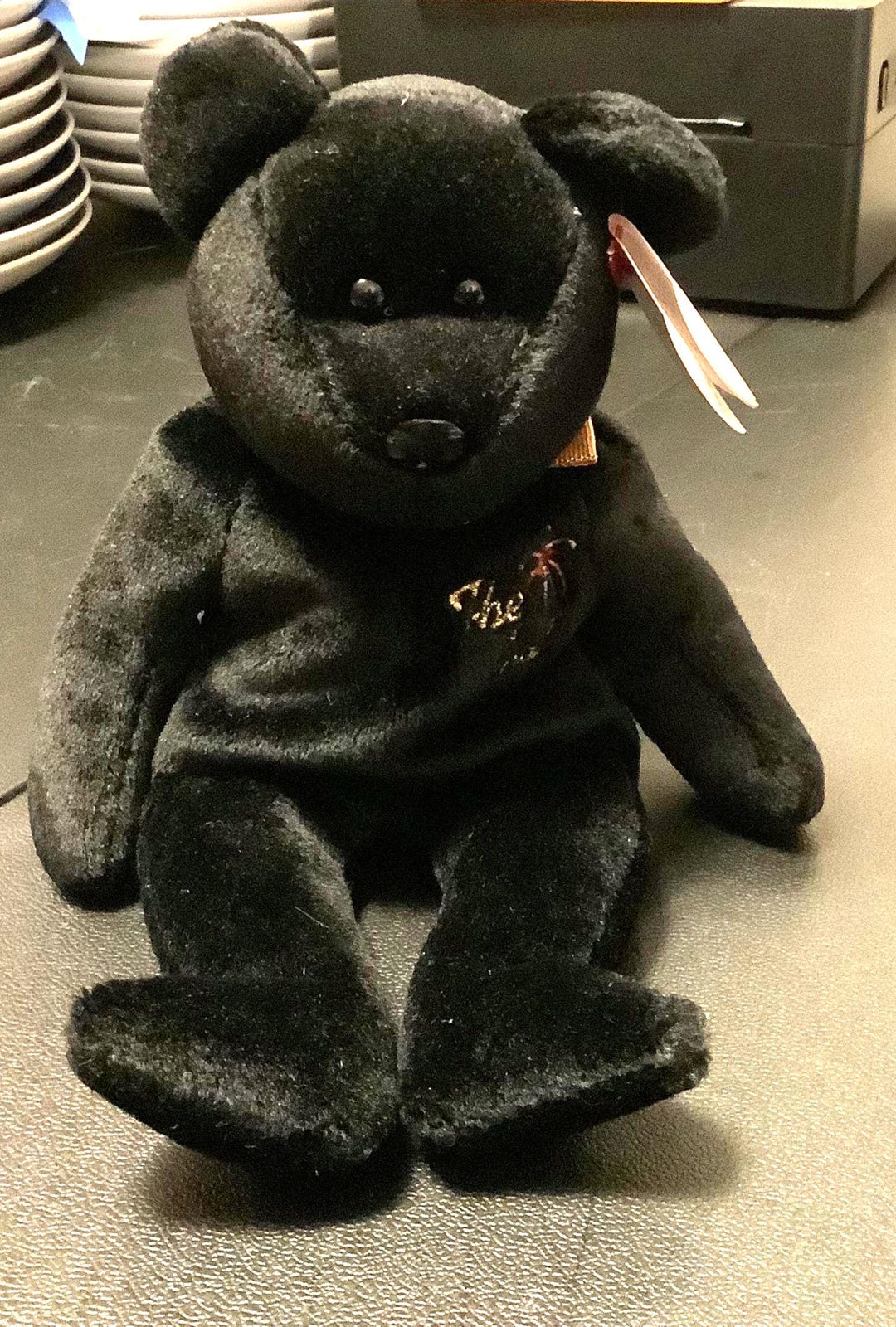 The End Black Beanie Babies by Ty. Collectors Item. Discontinued ...