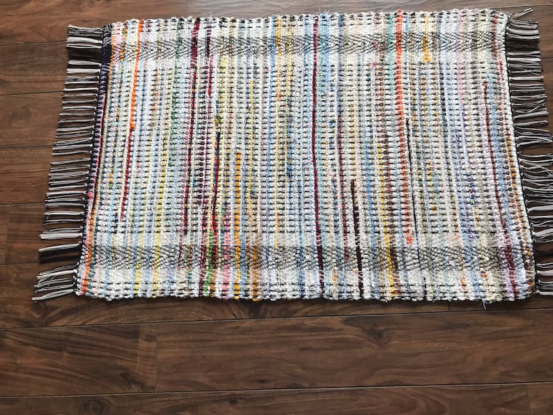 Woven Rag Rug - Etsy
