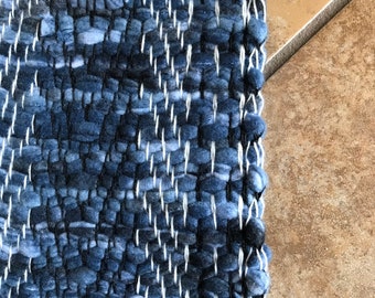Hand Woven Rag Rug - Etsy