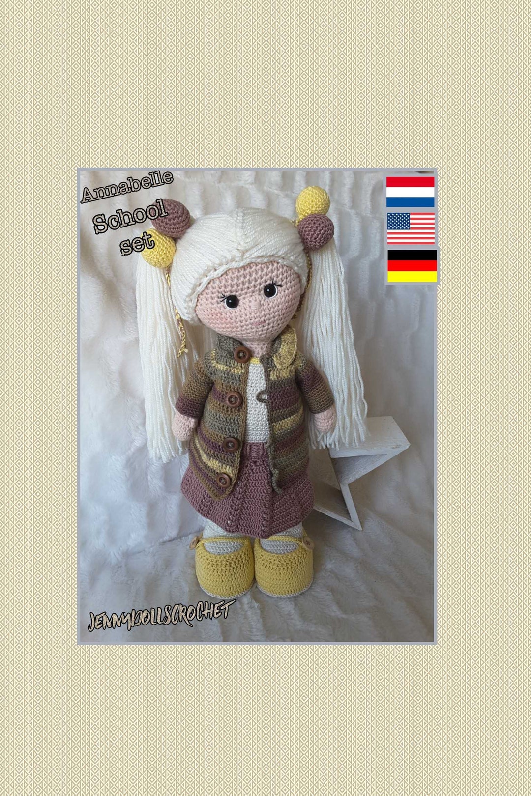 School Set for Annabelle Including Doll , Clothes Set Including Doll ...