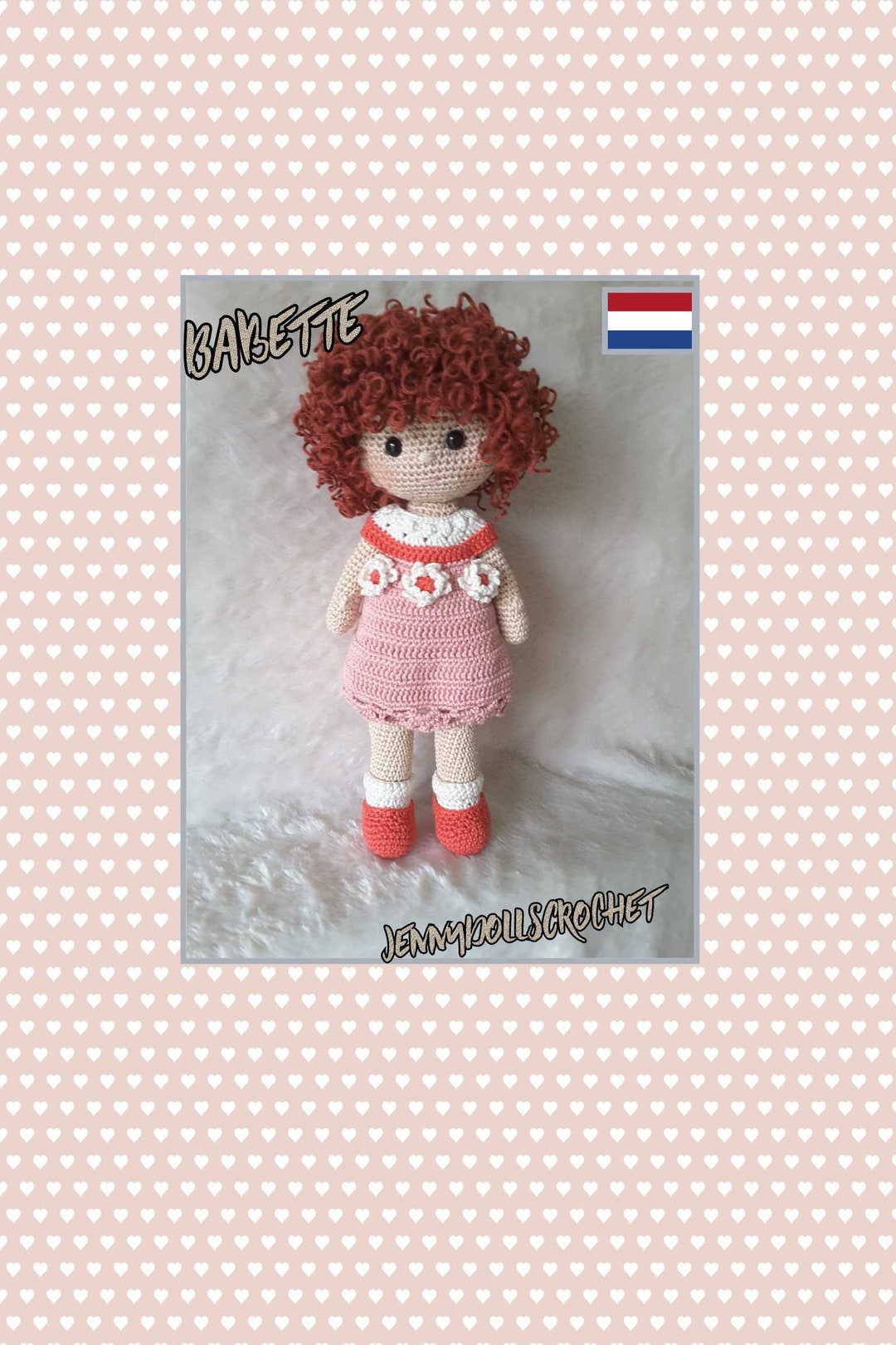 Amigurumi Crochet Pattern Babette Dutch - Etsy