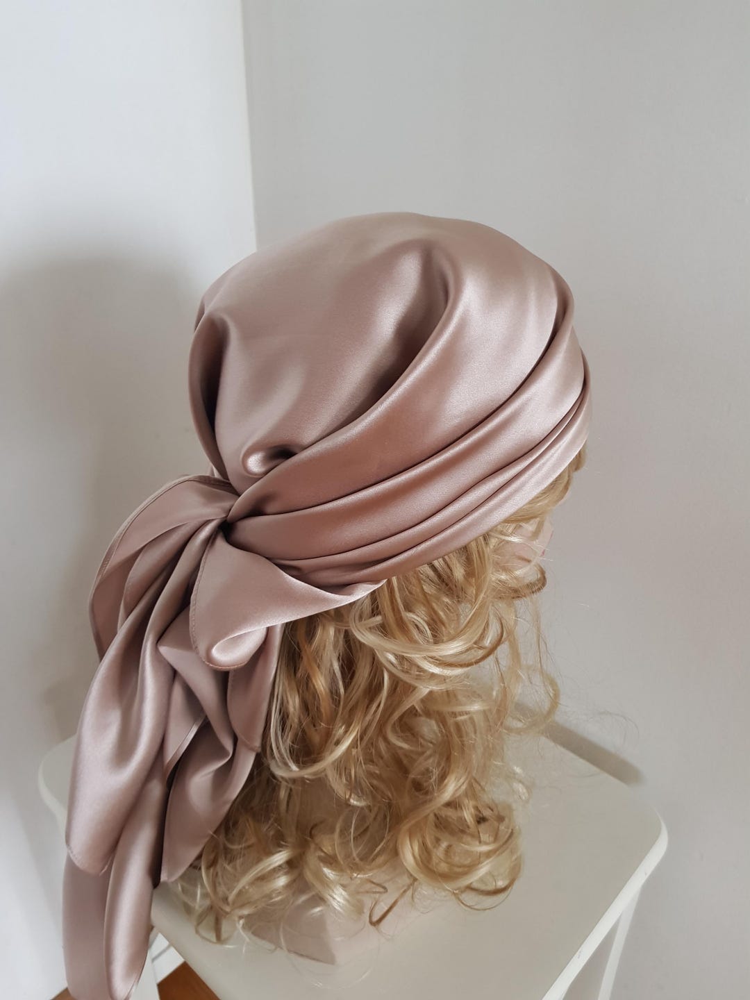 3636 Inches Large Sleep Head Silk Scarf 100% Silk Charmeuse Pure Silk ...