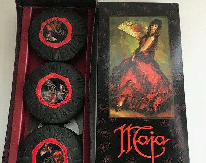 Vintage Maja Boxed Soap Made in Barcelona, Spain, With Flamenco Dancer ...