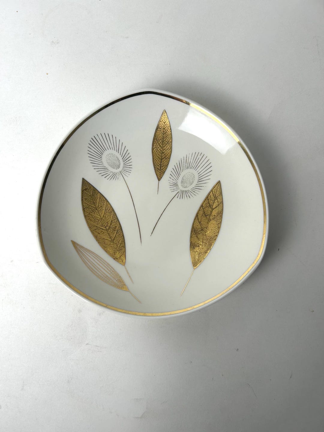 MCM Serving Appetizer Dish, 1960s Dishes, Triangle Plate, Schumann ...