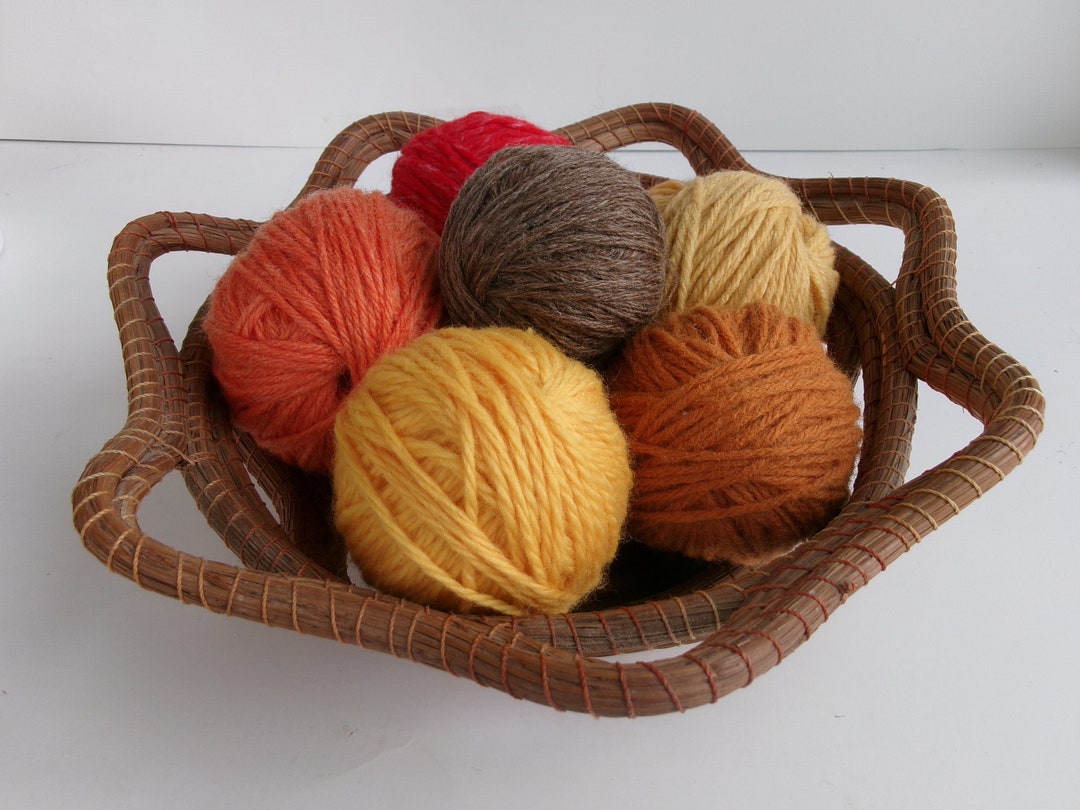 GRAB BAG AUTUMN Harvest Coloured Yarn Destash Bulk Yarn Lot Assorted ...