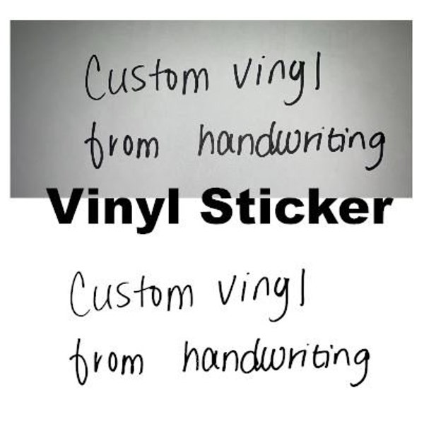 Custom Handwriting - Etsy