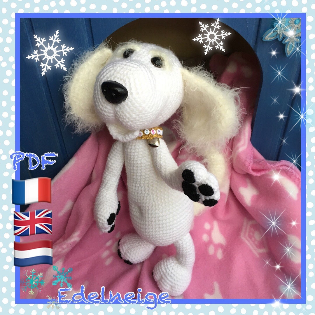 Tutorial PDF Amigurumi Crochet Dog Yoche - Etsy