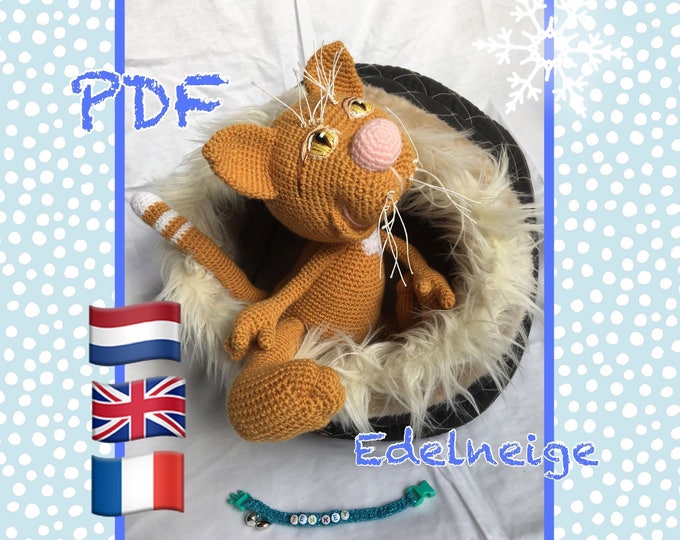 Tutorial PDF Amigurumi Crochet Cat Ten Kei - Etsy