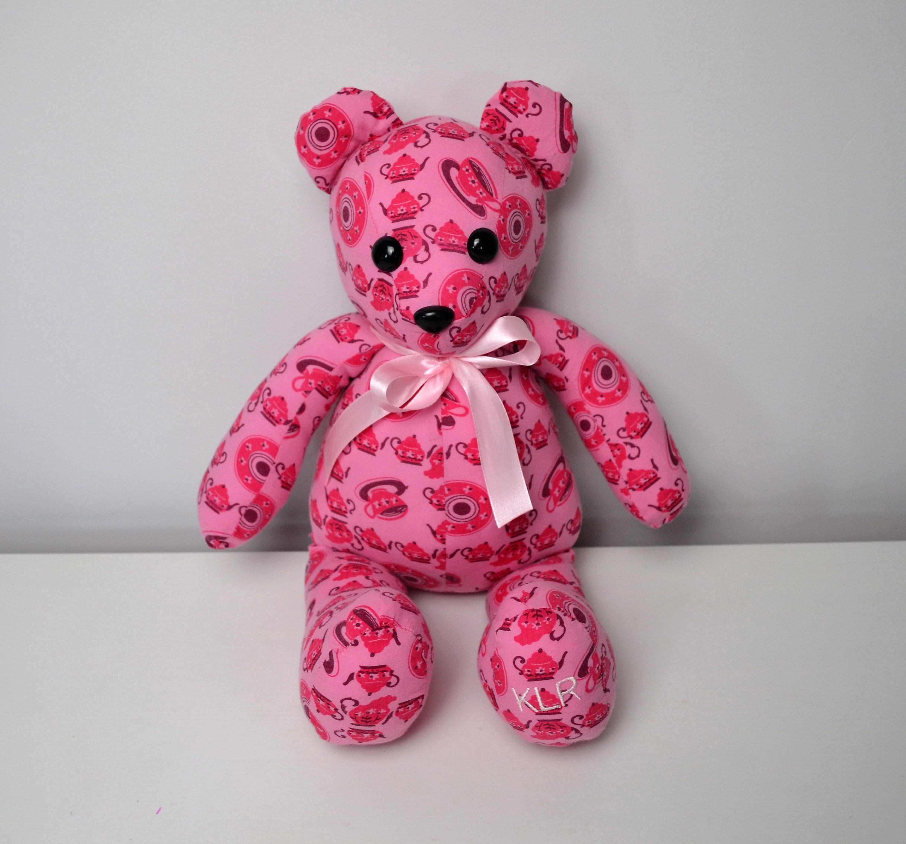 Keepsake memory bear made from your loved ones' clothing | Etsy
