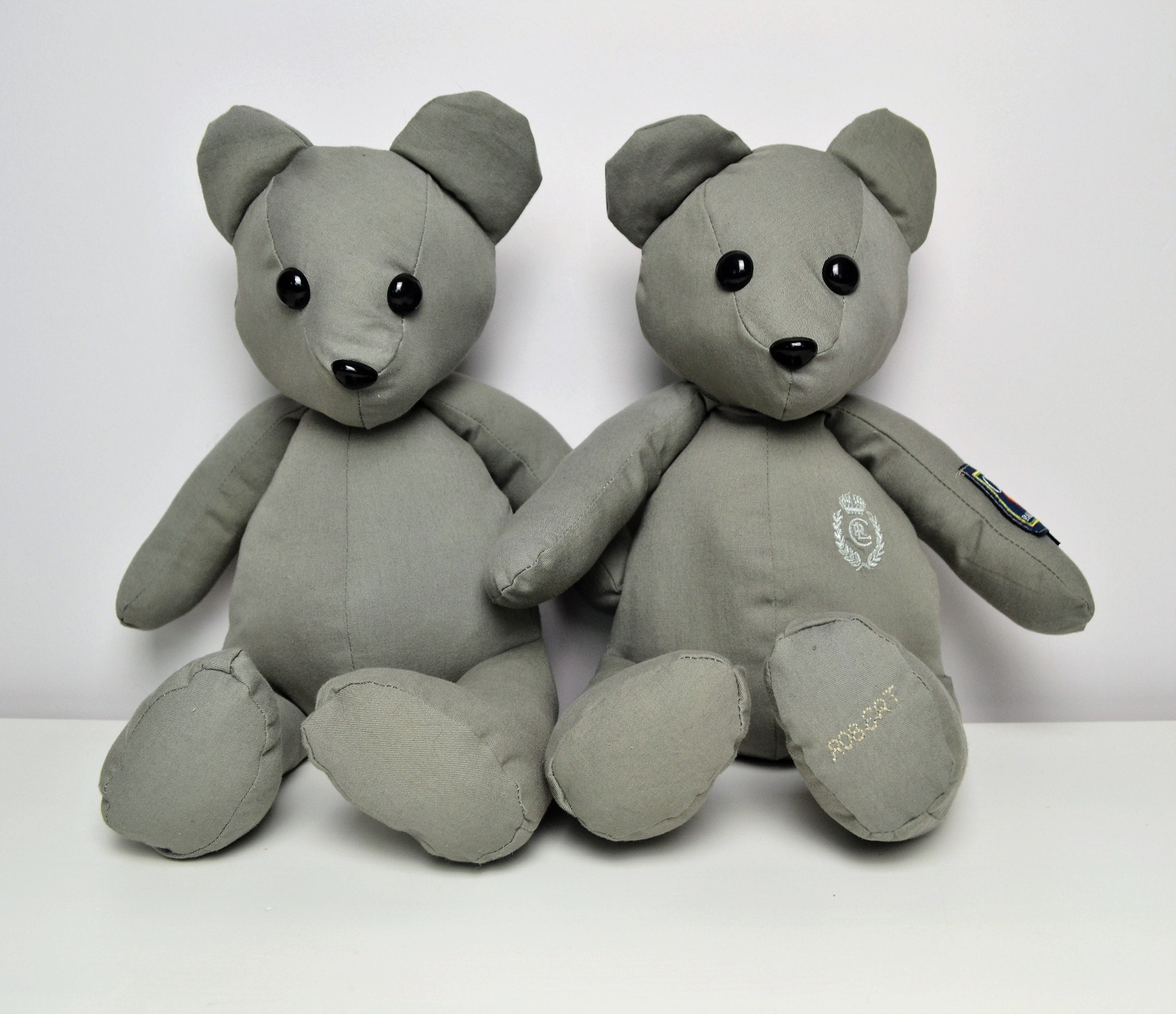 Keepsake memory bear made from your loved ones' clothing | Etsy